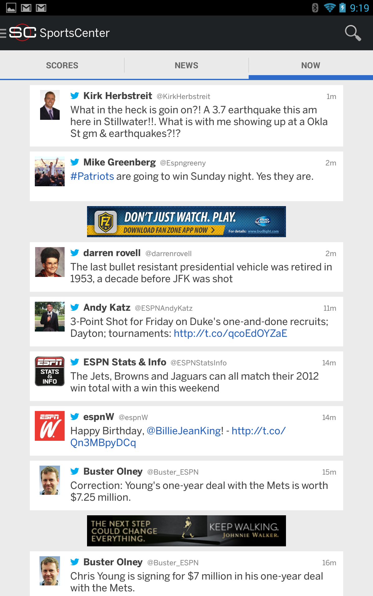 ESPN Score Center App Renamed To SportsCenter, With A Swanky New UI And ...