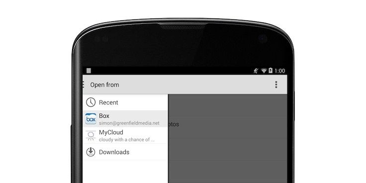 Box Gets Updated With Android 44 Support Integrates Kitkats New Storage Access Framework