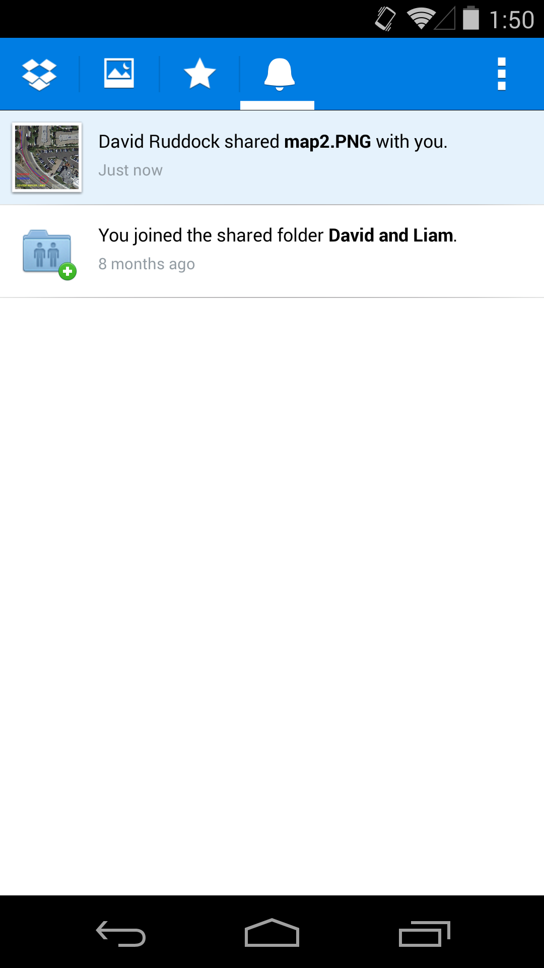 Dropbox For Android Updated To v2.3.11, Now Has Notification History ...