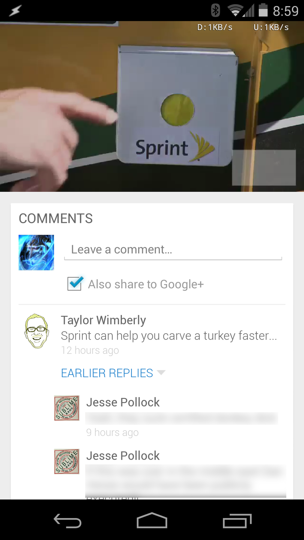Google+ Comments Are Live In The YouTube Android App, No Update Necessary