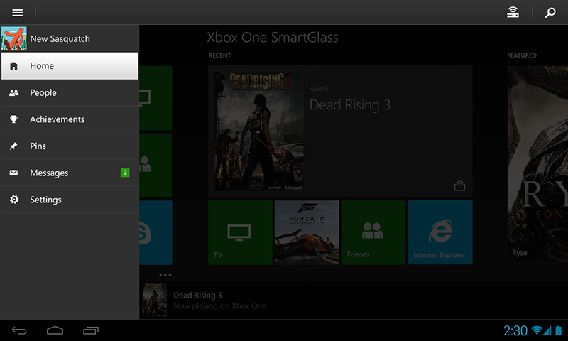 Microsoft Releases Xbox One SmartGlass Android App For The Xbox One You ...