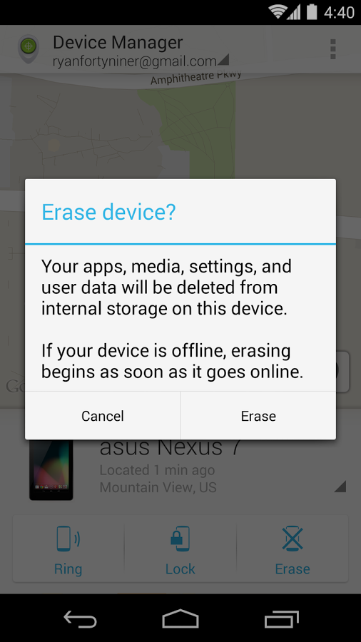 [New App] Google Releases Android Device Manager App In Play Store