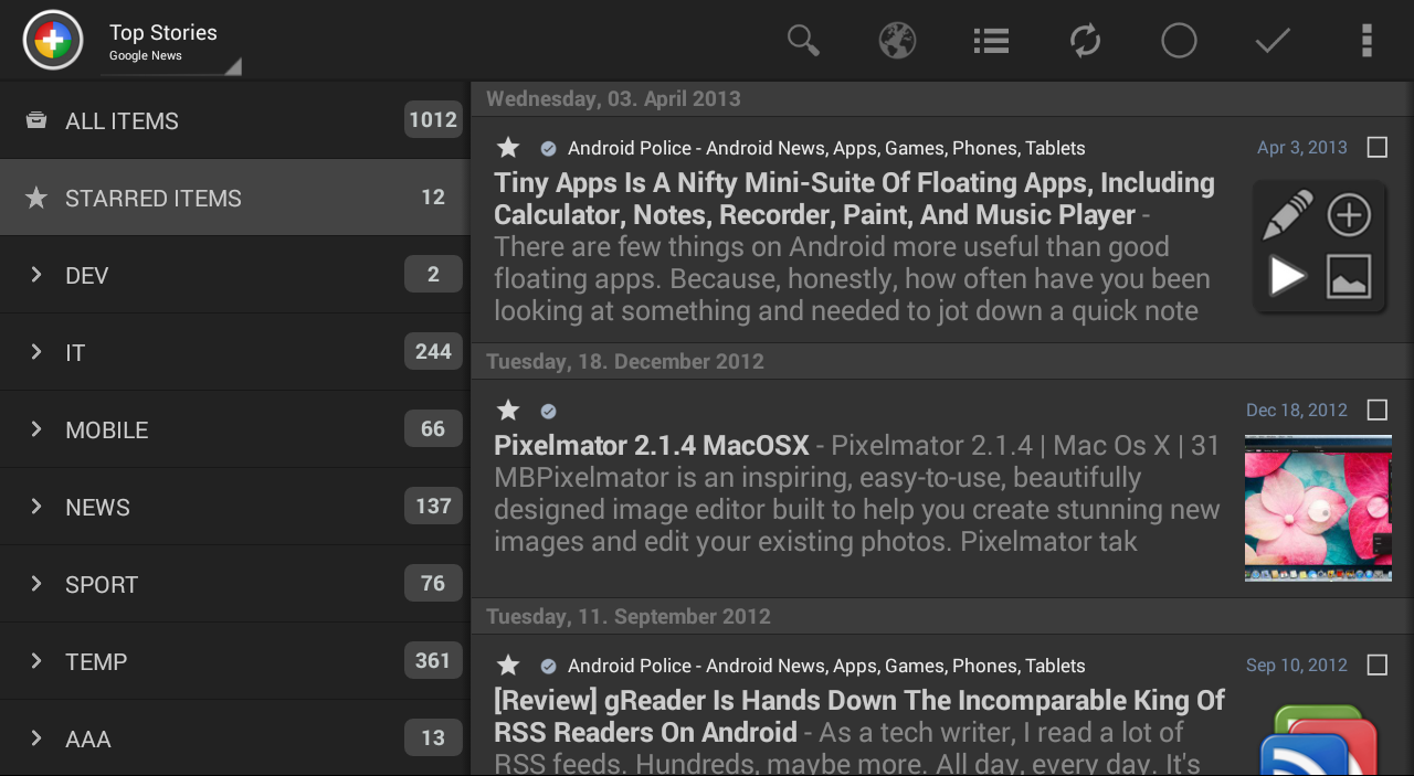 [New App] News+, From Developer Of gReader, Hits The Play Store With ...
