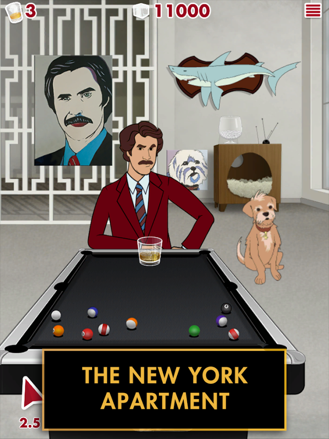 [New Game] Scotchy Scotch Toss Stars Anchorman Ron Burgundy Blabbering ...
