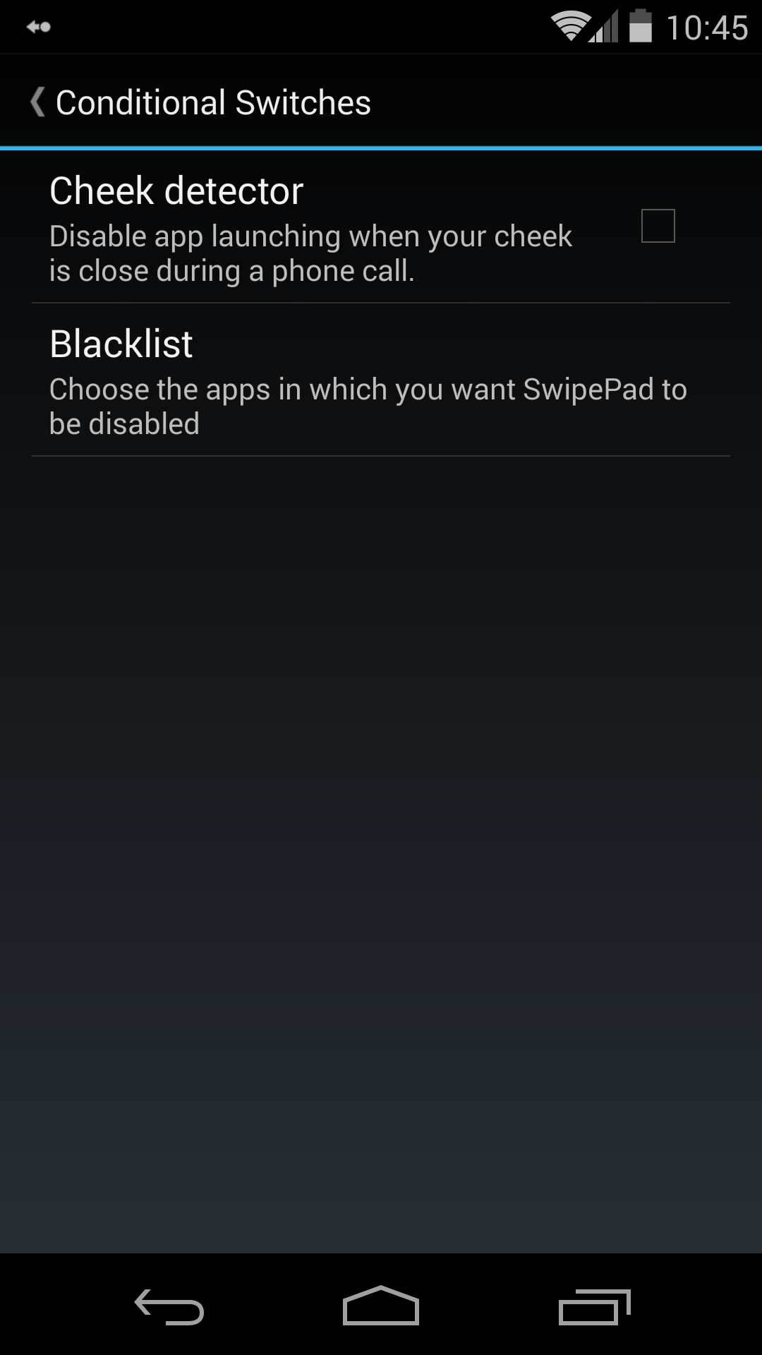 SwipePad Gets Blacklist Option In Latest Update, Can Now Prevent Itself ...