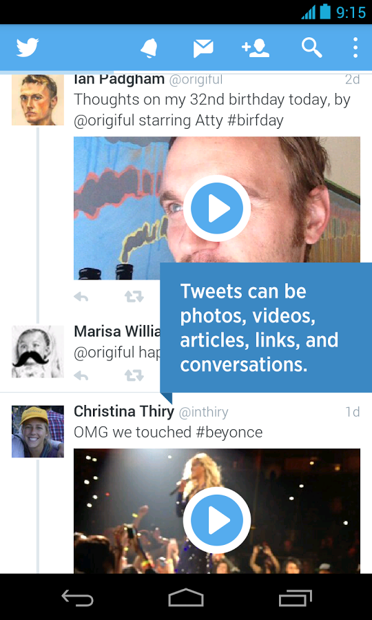 Twitter v5.0 For Android Finally Released, Brand-New UI, Photos In DMs ...