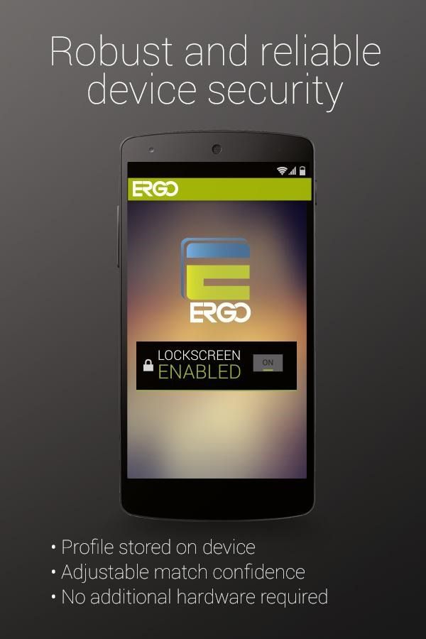 [New App] Screw Faces And Fingerprints, ERGO Lets You Unlock Your ...