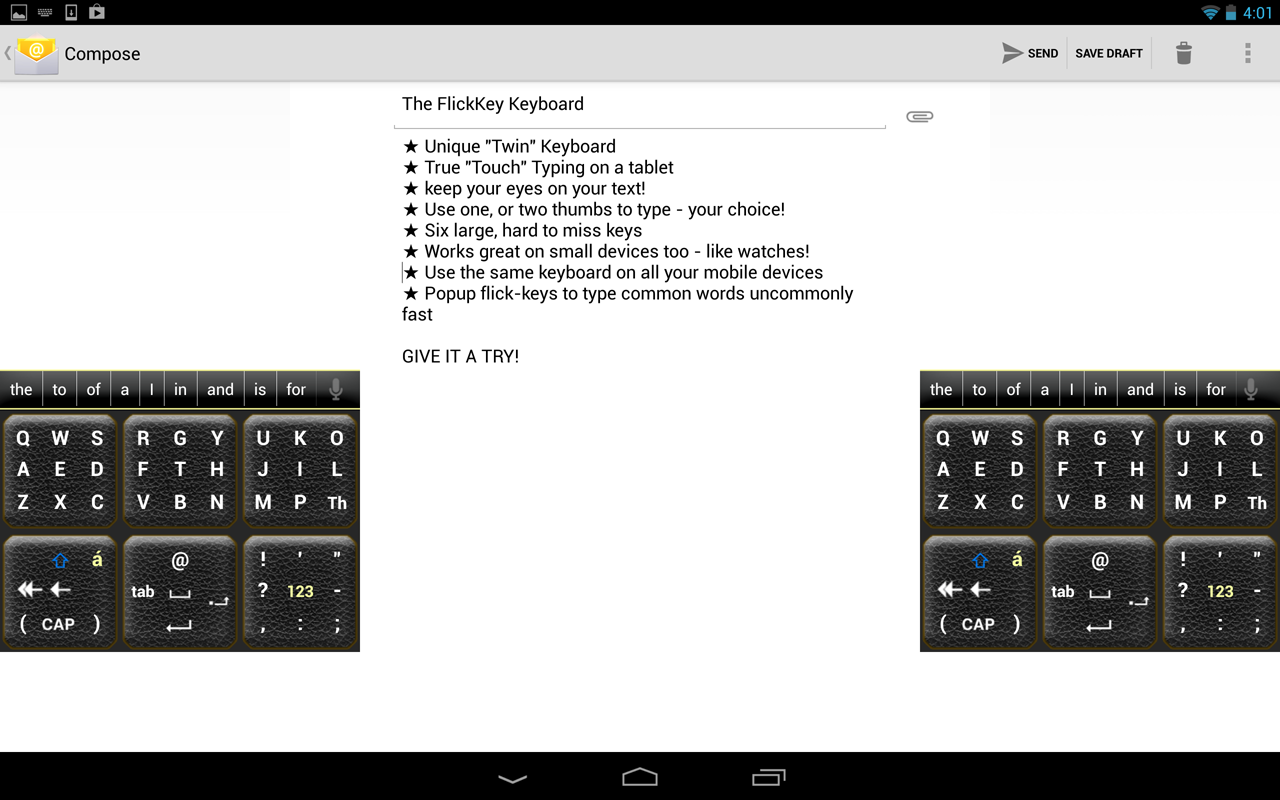 [New App] FlickKey Keyboard Combines Poking With Swiping To Reduce How ...