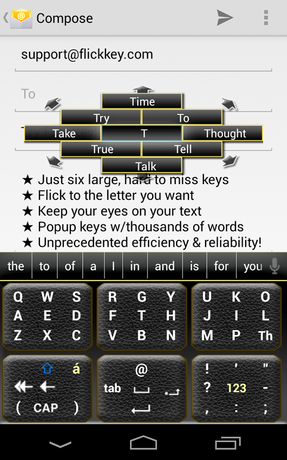 [New App] FlickKey Keyboard Combines Poking With Swiping To Reduce How ...