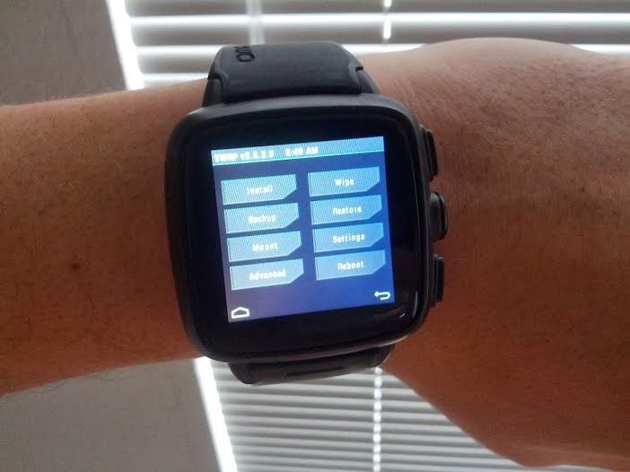 Official TWRP Support Comes To The Omate TrueSmart Smartwatch