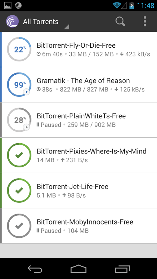 BitTorrent App Updated To v2.0 With A New UI And Better File Management