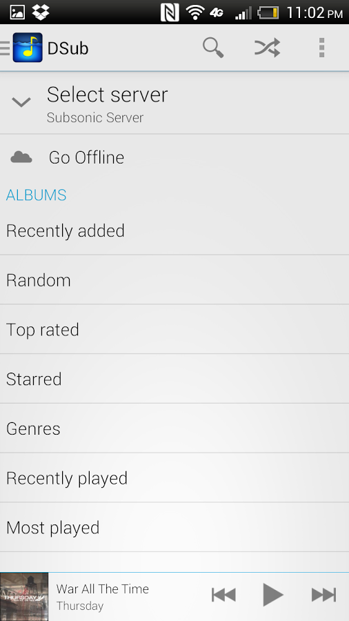 DSub Music Player For Subsonic Updated With Chromecast Support And More