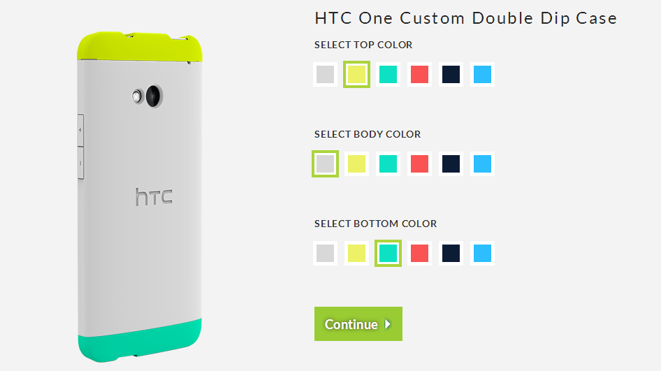 HTC Launches A Customizable Version Of The HTC One's Double Dip Case ...