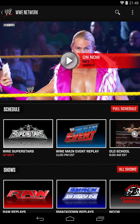 WWE Android App Updated With WWE Network Access In Time For Launch, One ...