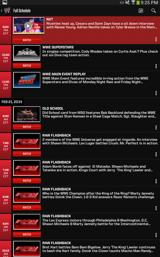 WWE Android App Updated With WWE Network Access In Time For Launch, One ...