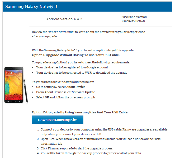 US Cellular Announces Android 4.4.2 Updates For The Galaxy S4 And ...