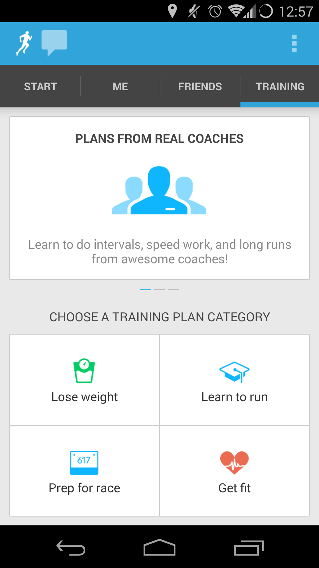 RunKeeper 4.4 Update Brings New Training Tab With Free Workout Plans ...