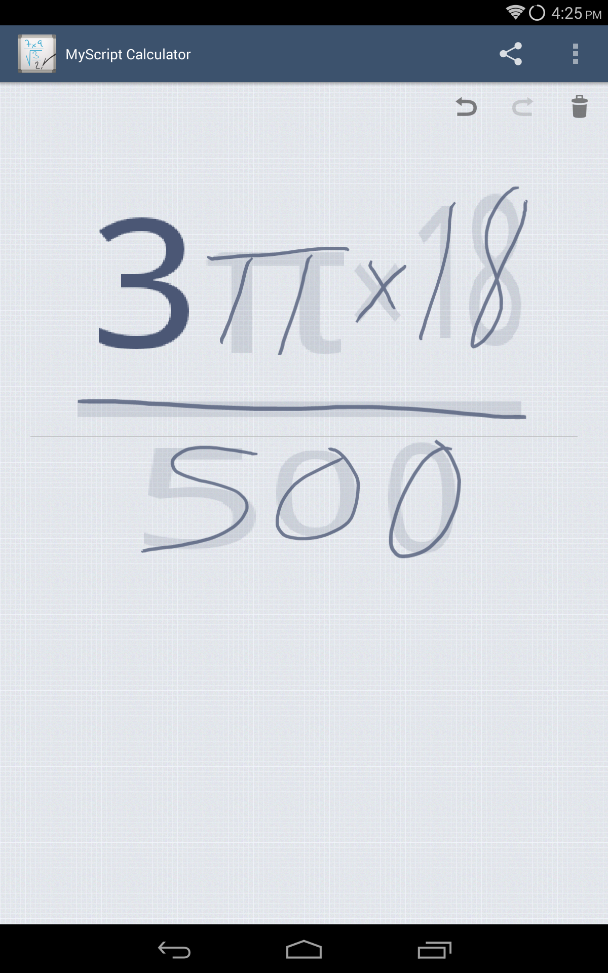 MyScript Calculator Updated To v1.2 With A New UI, Additional Operators, And More