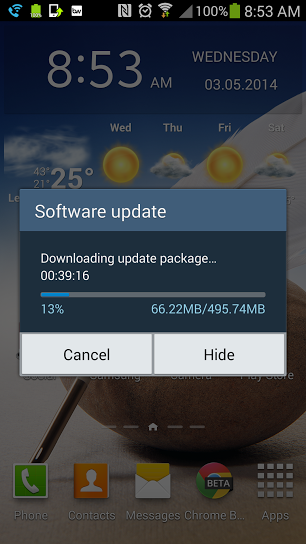 T-Mobile's Samsung Galaxy Note 3 Now Getting The KitKat Update