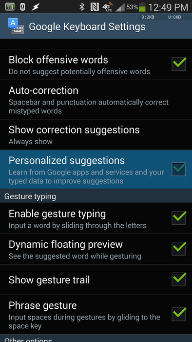 Google Keyboard Updated To v3.0 With Personalized Suggestions And Debug ...