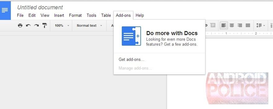 Google Introduces Add-Ons For Docs And The New Version Of Sheets