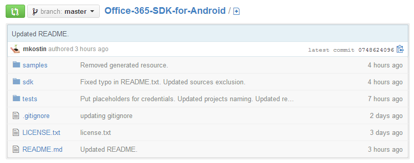 Microsoft Makes The Office 365 Android SDK Available For Download