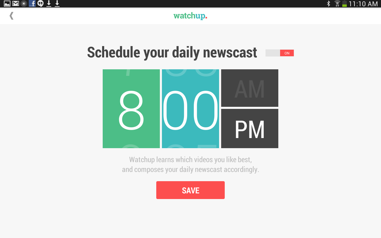 [New App] Watchup Brings A Customized Newscast To Your Tablet On Your ...