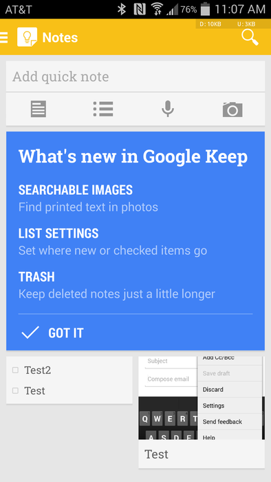 Google Keep Updated To v2.2 With Searchable Images, A Crazy Yellow Action Bar, And More [APK ...