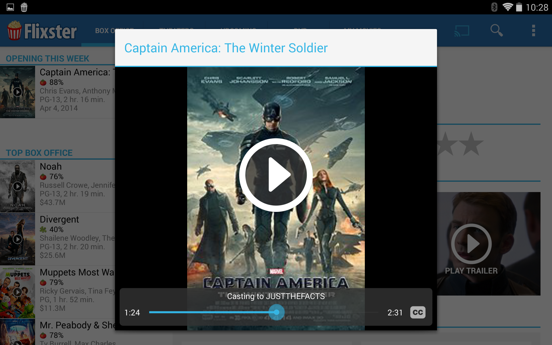 Flixster App Updated With Chromecast Support And MicroSD Card Downloads For Samsung Tablets
