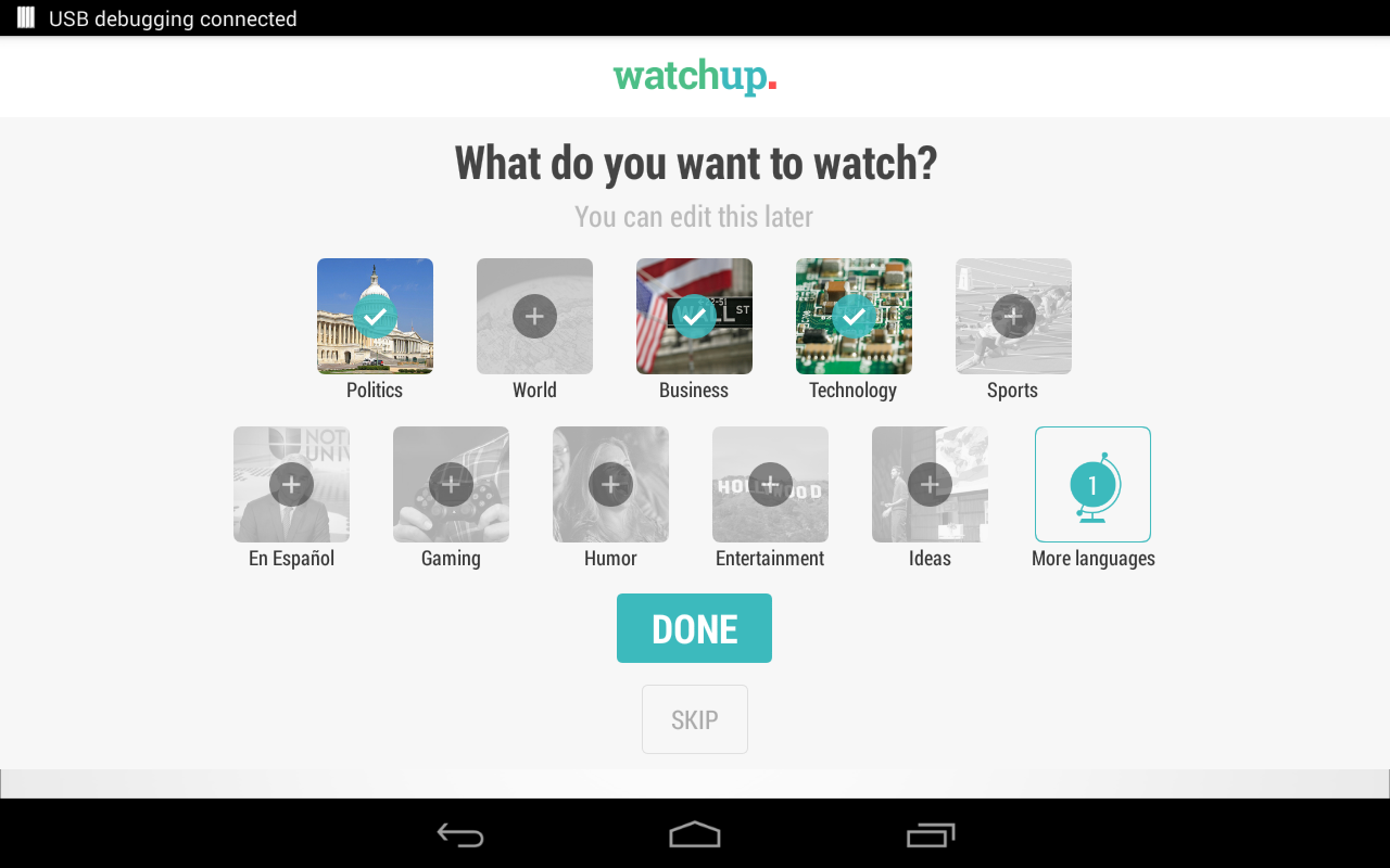 [New App] Watchup Brings A Customized Newscast To Your Tablet On Your ...