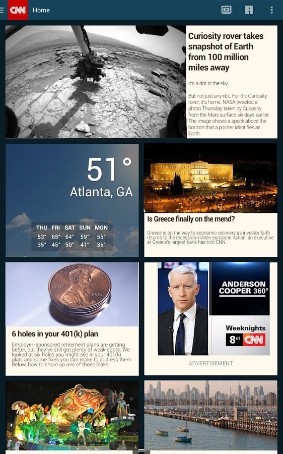 CNN App Gets A Holo Makeover With Support For Tablets And Phones In One App
