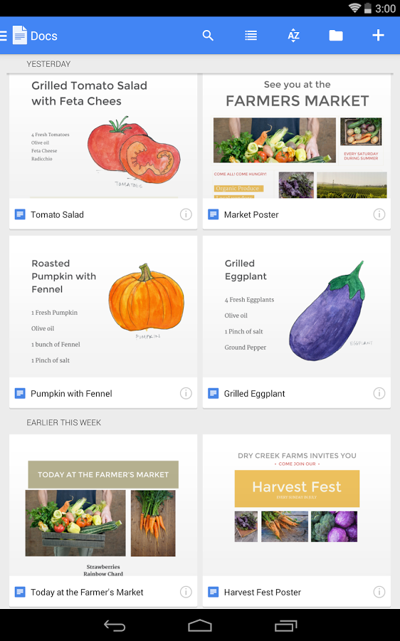 Google Releases Dedicated Docs And Spreadsheet Apps For Android And iOS ...