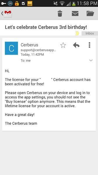 [Deal Alert] Security App Cerberus Is Three Years Old Today ...
