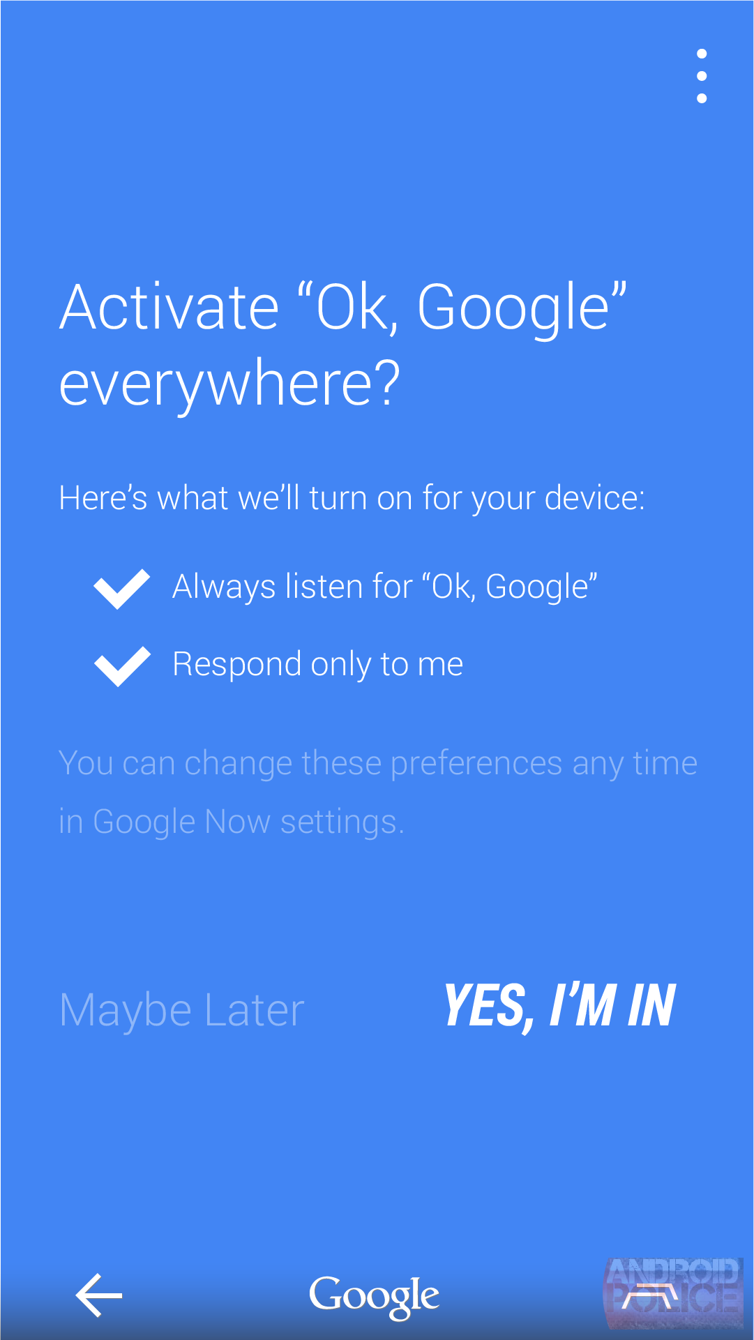 Rumor: 'Ok Google Everywhere,' Modular Actions, New Navigation Buttons ...