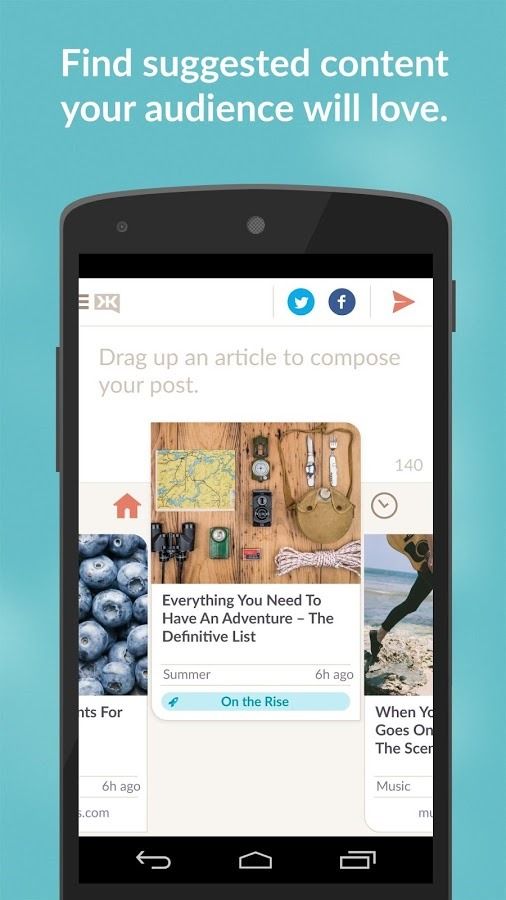 [New App] Official Klout App Hits Android To Recommend Sharable Content ...