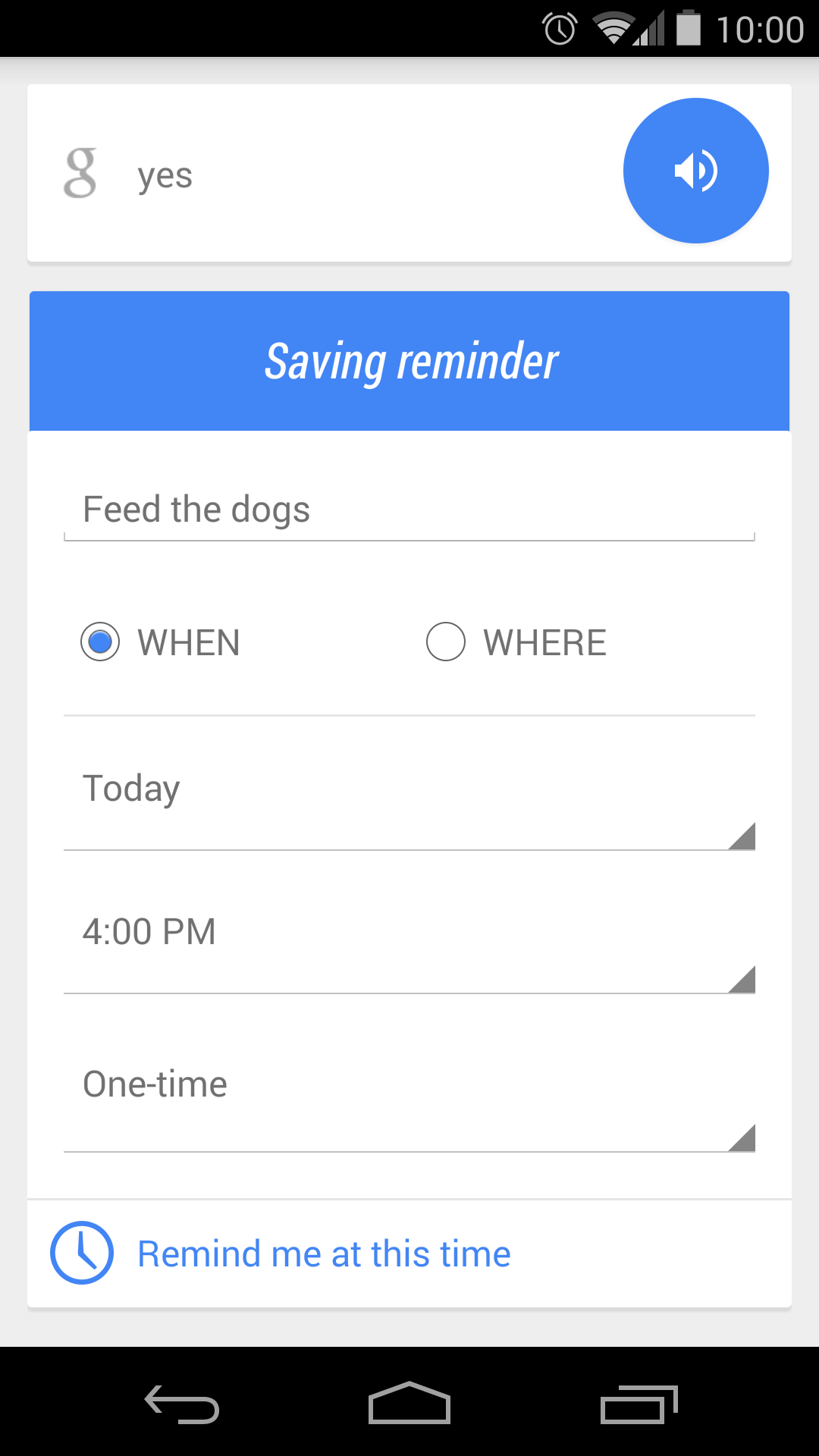 Google Finally Enables Reminders Set Entirely By Voice