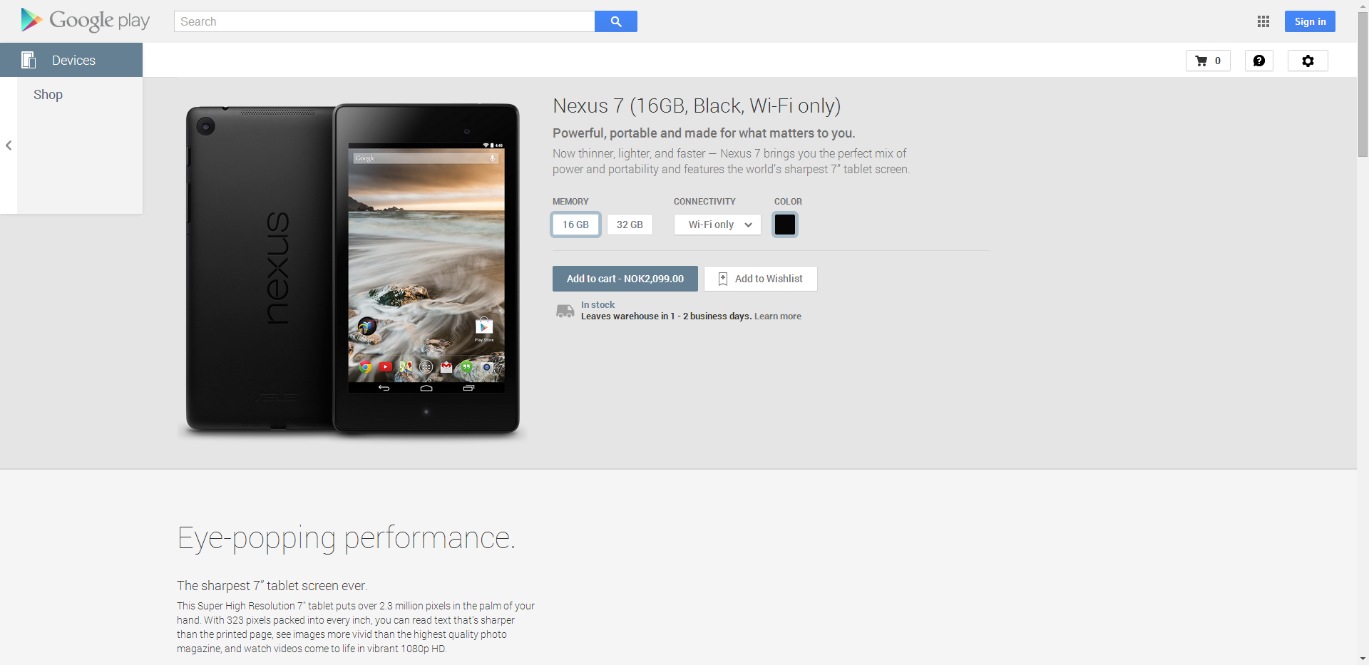 Google Play Devices Now Available In Norway And Switzerland