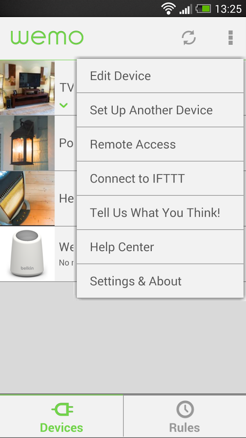 Belkin WeMo App Updated From v1.1 To 1.6 With KitKat Support, New ...
