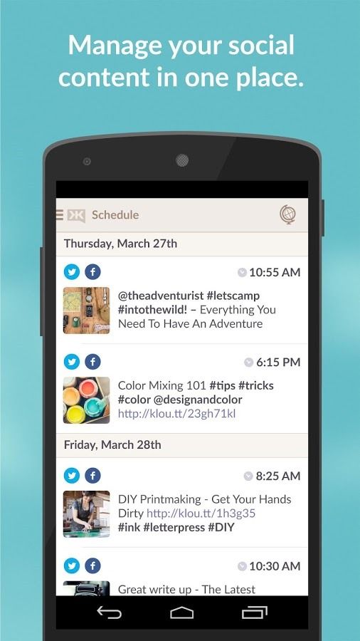 [New App] Official Klout App Hits Android To Recommend Sharable Content ...