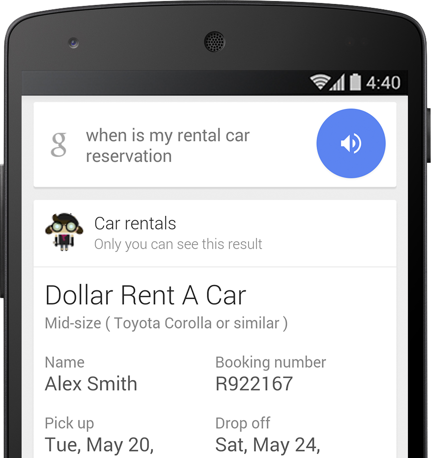New Google Voice Search Functionality Lets You Bring Up Car Rental ...