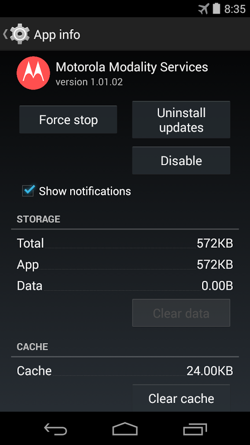 [New App] Motorola Modality Services Now Updateable Via Play Store, New ...