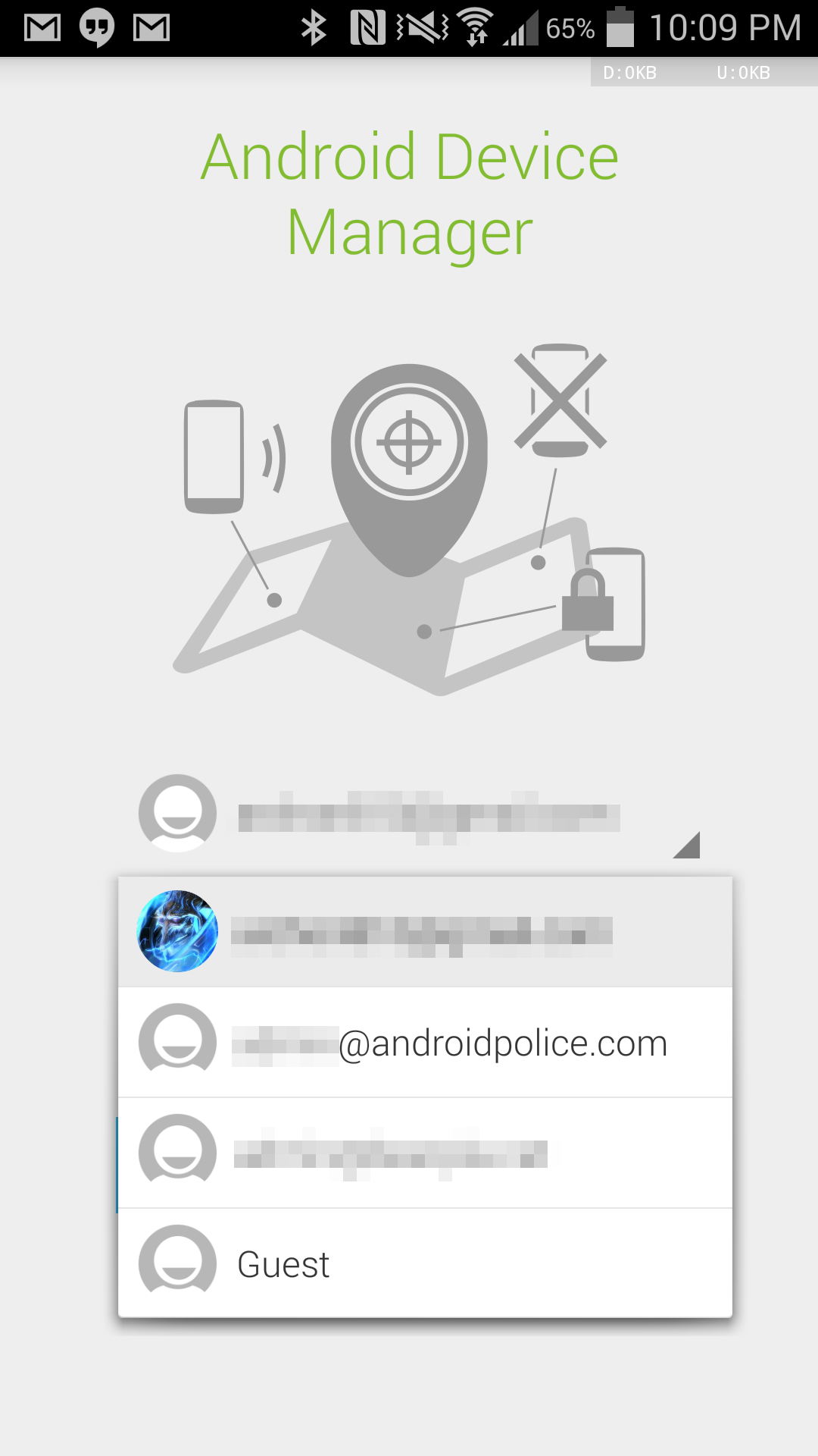 Android Device Manager 1.2 Update Allows You To Sign Into A Friend's ...