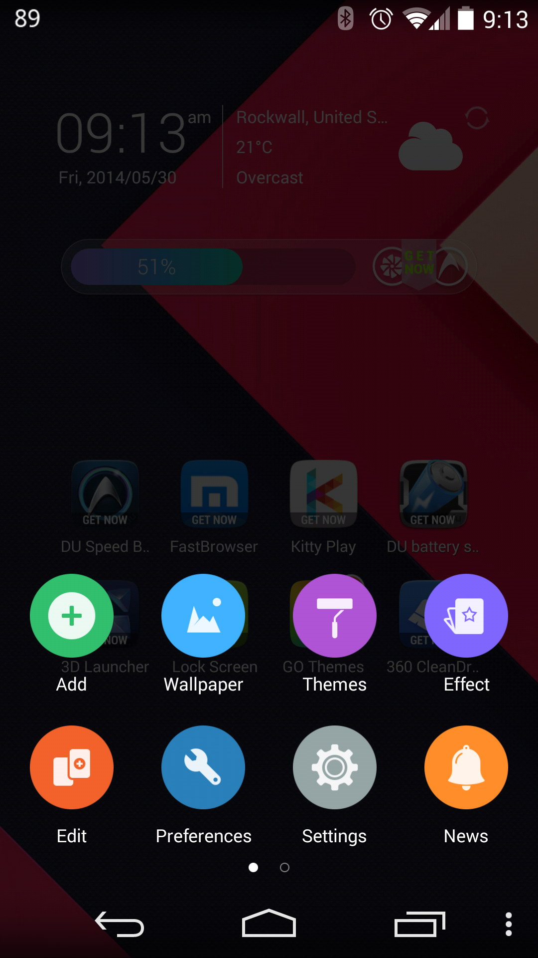 GO Launcher EX Gets A Huge Update To v5, Prime Version Free Till June 1st