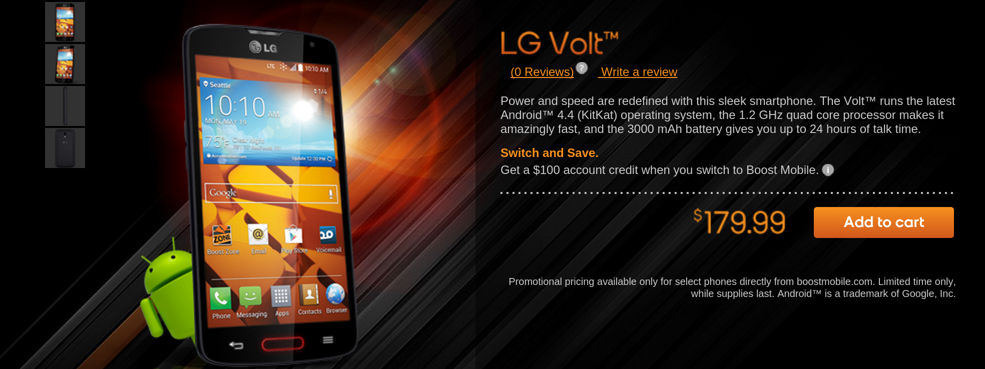 LG Volt Zaps Its Way Onto Boost Mobile And Virgin Mobile For $179.99
