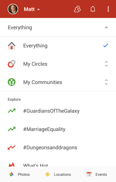 [APK Download] Google+ App Gets A Big Update To v4.4 With A New UI ...