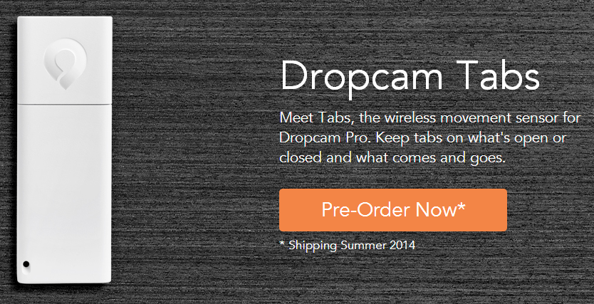 Dropcam Announces Dropcam Tabs Motion Sensors, $29 Apiece, Shipping ...