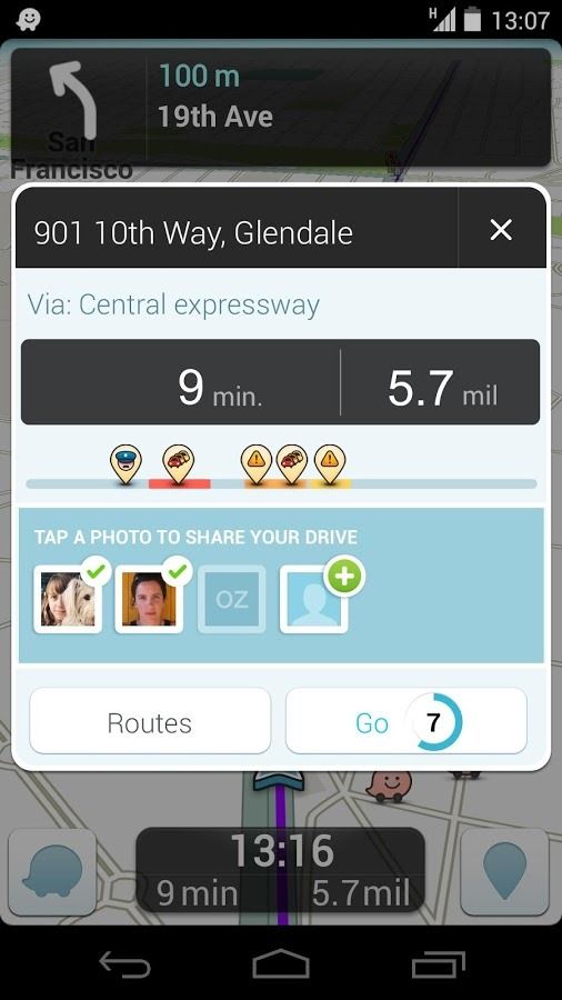 Waze Updated To v3.8 With New Location Sharing Features, Contact ...