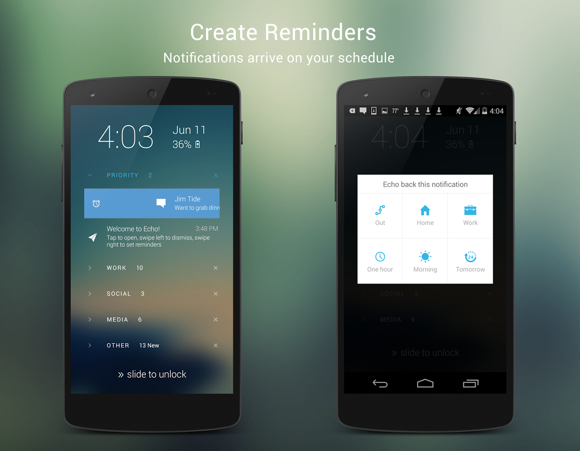 [New App] Echo Lockscreen Is An Attractive Alternative For Sufferers Of Notification Overload