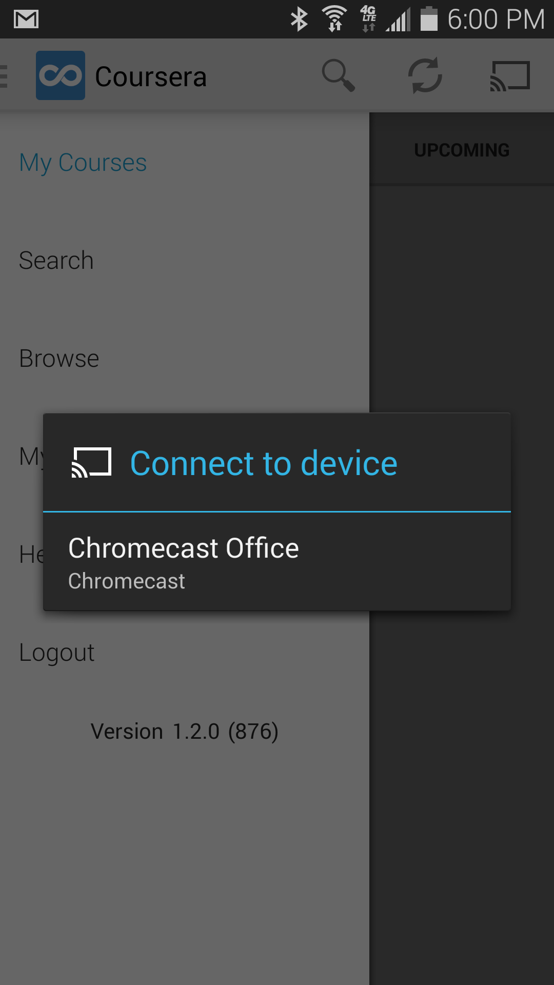Coursera v1.2 Update Brings Chromecast Support For Big Screen Learning
