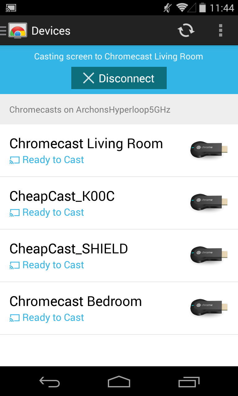Chromecast App Updated To v1.7 With Screen Casting Integration [APK ...